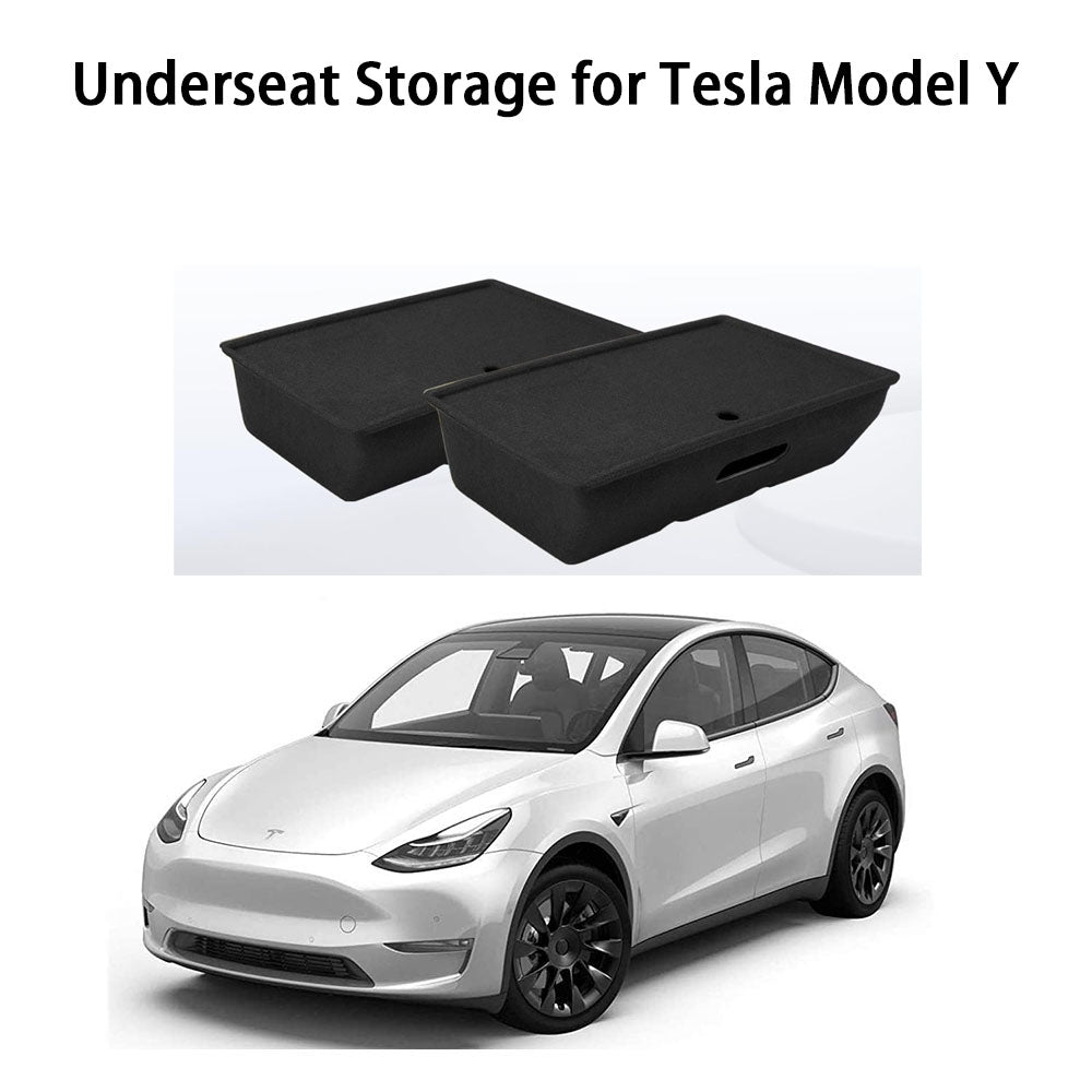 Under Seat Storage for Tesla Model Y – OHO Tesla Shops